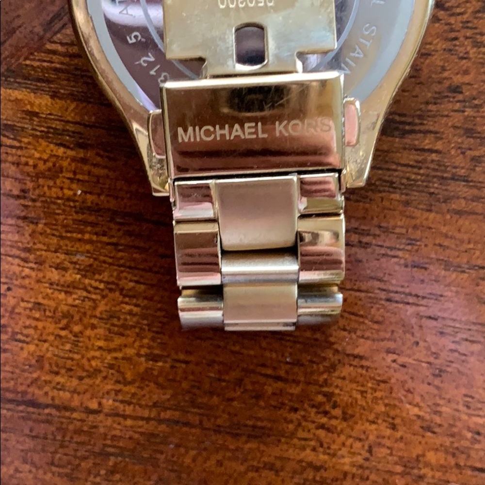 Michael Kors Gold And Teal Face Watch - Gem